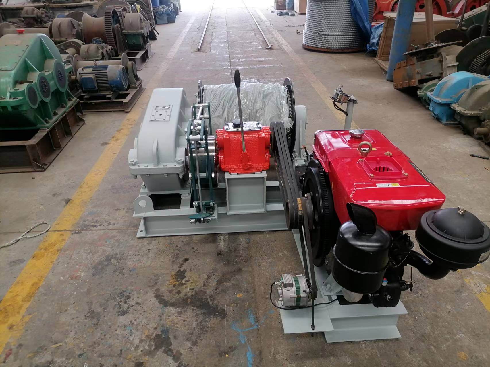 5-ton diesel winch shipped to Tanzania-Henan Brayden Machinery ...